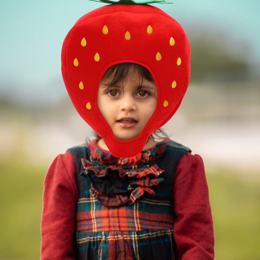 [READY STOCK] Strawberry Party Hat Food Toy Toddler Clothes Fruit ...