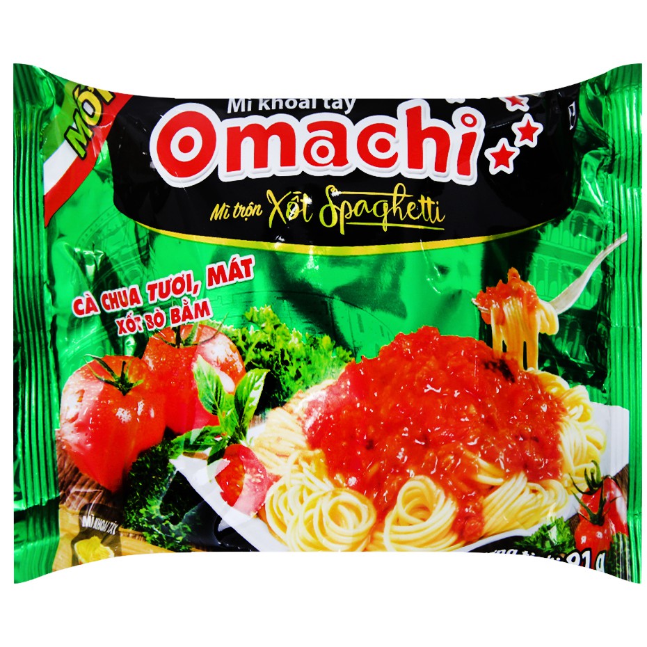 Mi Khoai Tay Omachi Xot Spaghetti Omachi Instant Noodle with Spaghetti ...