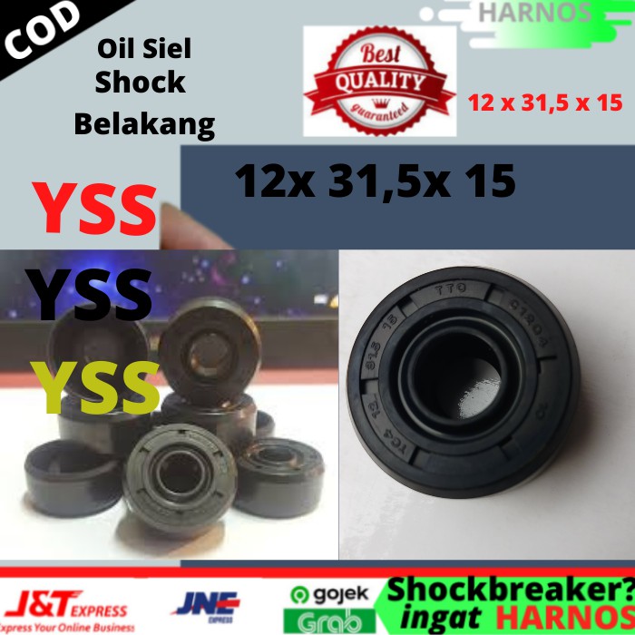 12x31.5x15 Oil Sil Siel As Shock Shock Skok Rear Seek Matic Duck Metic ...