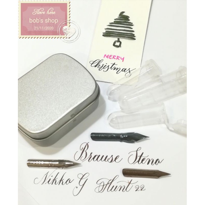 Nikko G, Brause steno, Hunt 22 Set of 3 nibs for Copperplate ...