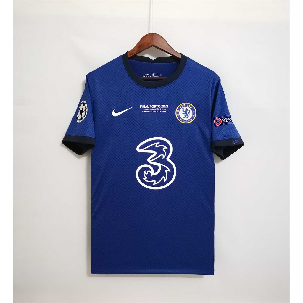 2020 2021 Chelsea UCL Fan version Home Soccer Jersey | Shopee Philippines