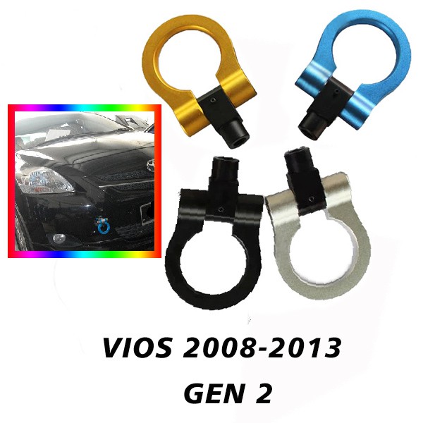 2008-2013 Toyota vios 2nd Gen Gen2 Benen Front Tow Hook Swivel Towing ...