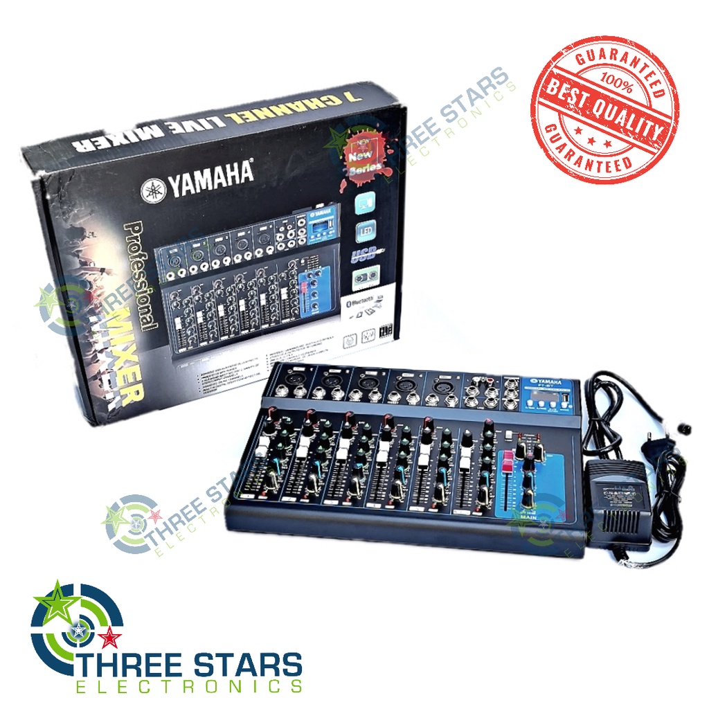 Yamaha professional mixer 7 channels USB input 48V phantom power for DJ ...