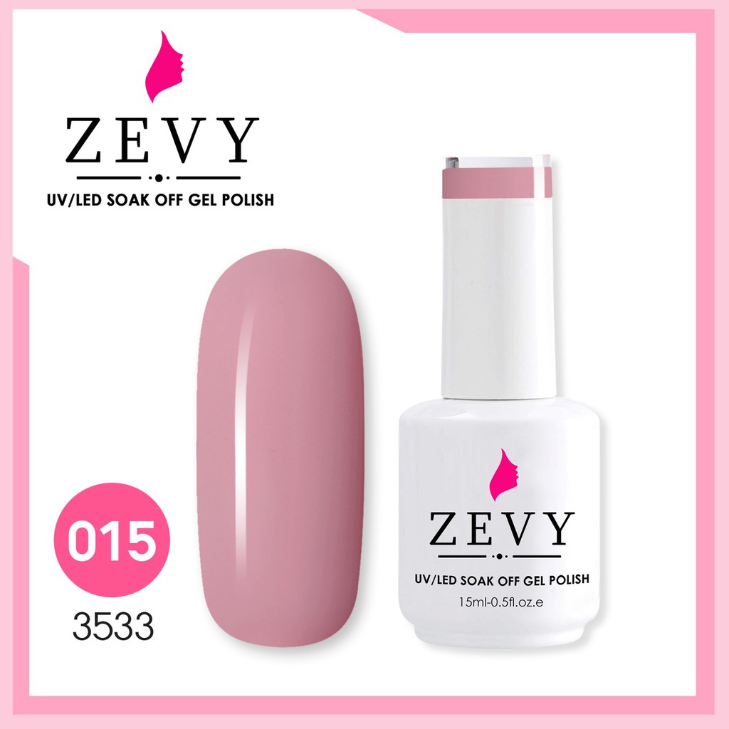 ZEVY GEL 15ml Bottle ZEVY Nail Gel Polish UV/LED Soak Off Gel for ...
