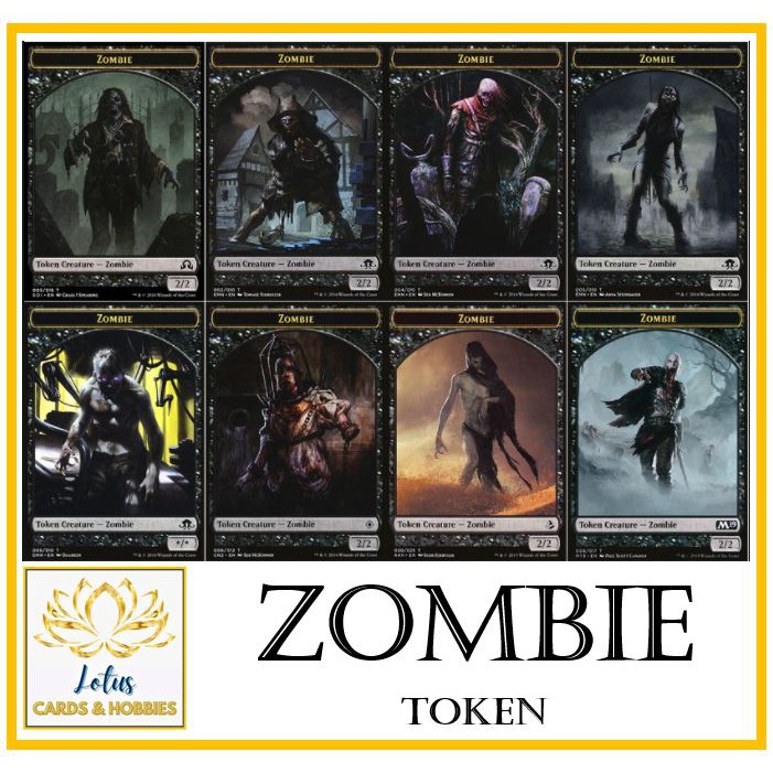 Magic the Gathering | Zombie Token | Shopee Philippines