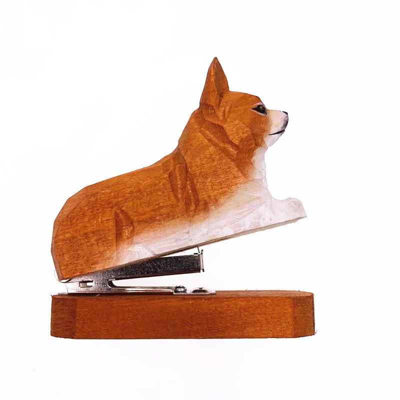 Cute Animal Wooden Stapler Creative Mini Stapler Great Creative Gift ...