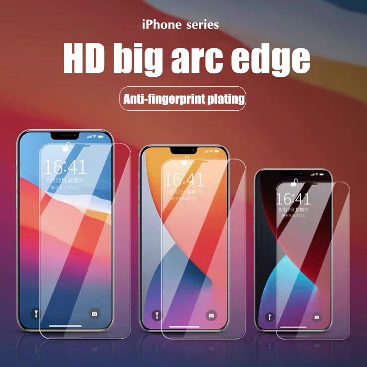 Transparent glass paste full protective film for iPhone 12 12Mini 12 ...