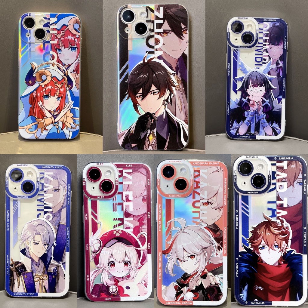 Klee Genshin Impact Phone Case Zhongli New Nilou Anime Venti Case ...