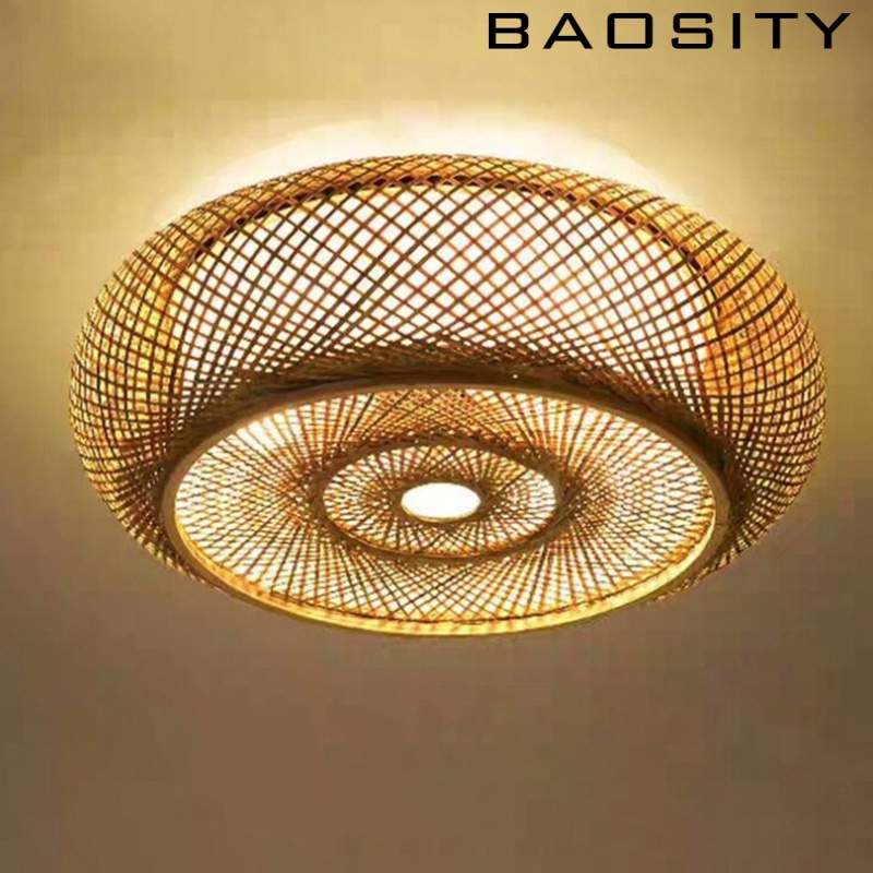 [BAOSITY]Bamboo Rattan Tea Room Ceiling Light Lamp Chandelier Lampshade | Shopee Philippines