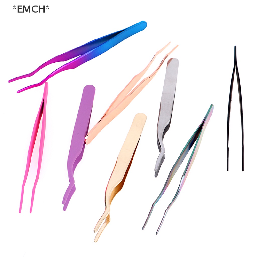 [[EMCH]] False Eyelash Tweezers Applicator Eyelash Extension Curler ...