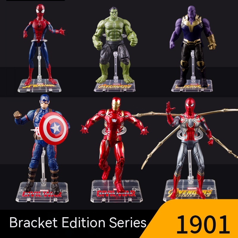 Genuine Anime Vevet Avengers 4 Iron Man Doll Captain America Spiderman ...