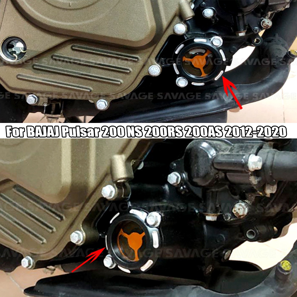 Clear Engine Oil Filter Cover For BAJAJ Pulsar 200 NS 200RS 200AS 2012 ...