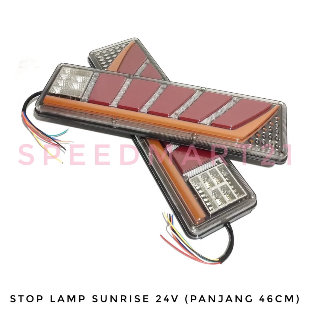 VARIATION LAMP STOP LAMP ASSY LED MODEL SUNRISE TRAPEZIUM CAR TRUCK ...