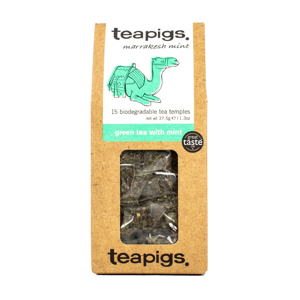 TEAPIGS GREEN TEA W/ MINT x15 tea temples | Shopee Philippines