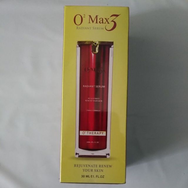 O2 MAX3 RADIANT SERUM 30ML EX 2026 | Shopee Philippines