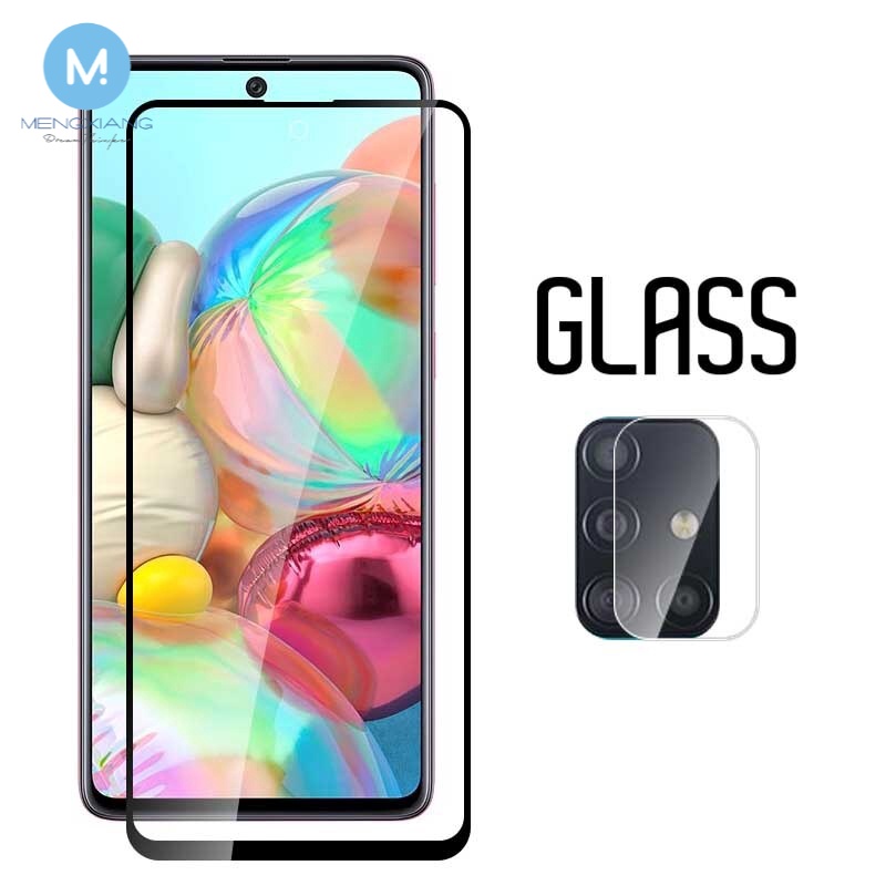 2 in 1 sumsung a71 2019 tempered glass for samsung galaxy a71 screen ...