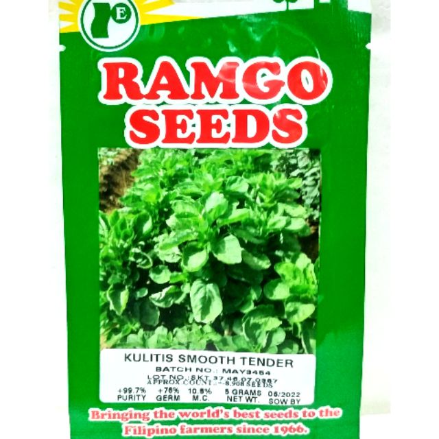KULITIS SMOOTH TENDER/ SPINACH 8,900 SEEDS | Shopee Philippines