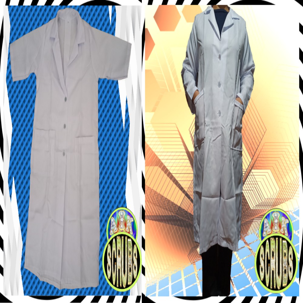 Laboratory Gown (long sleeves and 3/4 sleeves) | Shopee Philippines