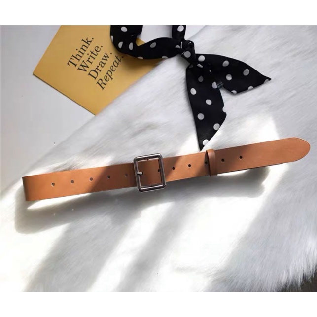 Belt Korean Fashion Women Belts Leather Metal Buckle Waist Belts ...