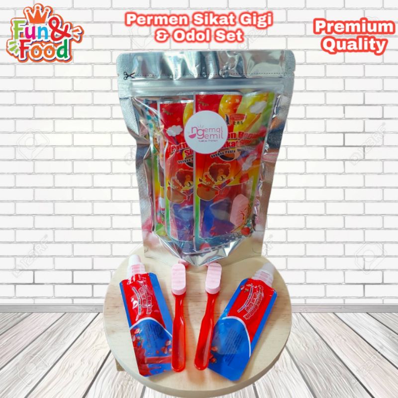 Candy Toothbrush & Toothpaste Unique Candy Set Viral Premium Quality ...