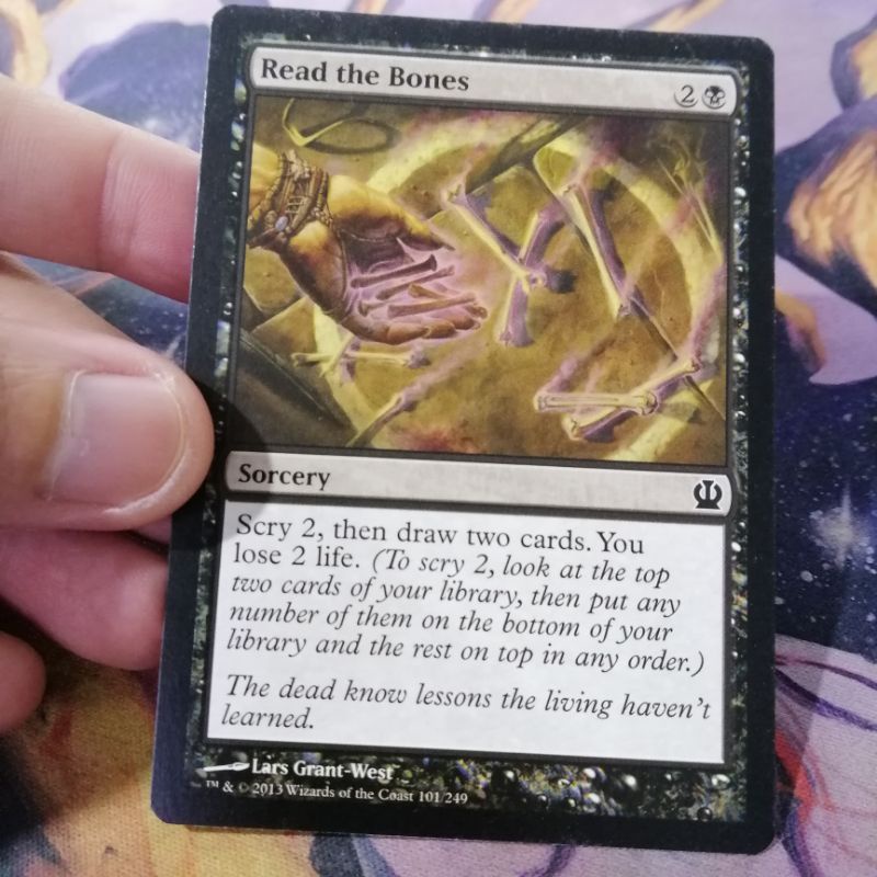 1 Read the bones Theros MTG card magic commander EDH pauper | Shopee ...