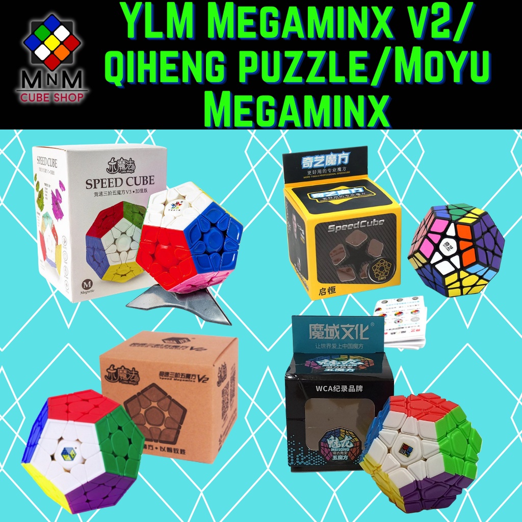 Magnetic Yuxin Little Magic Megaminx v3 Stickerless / Qiheng S2 M ...