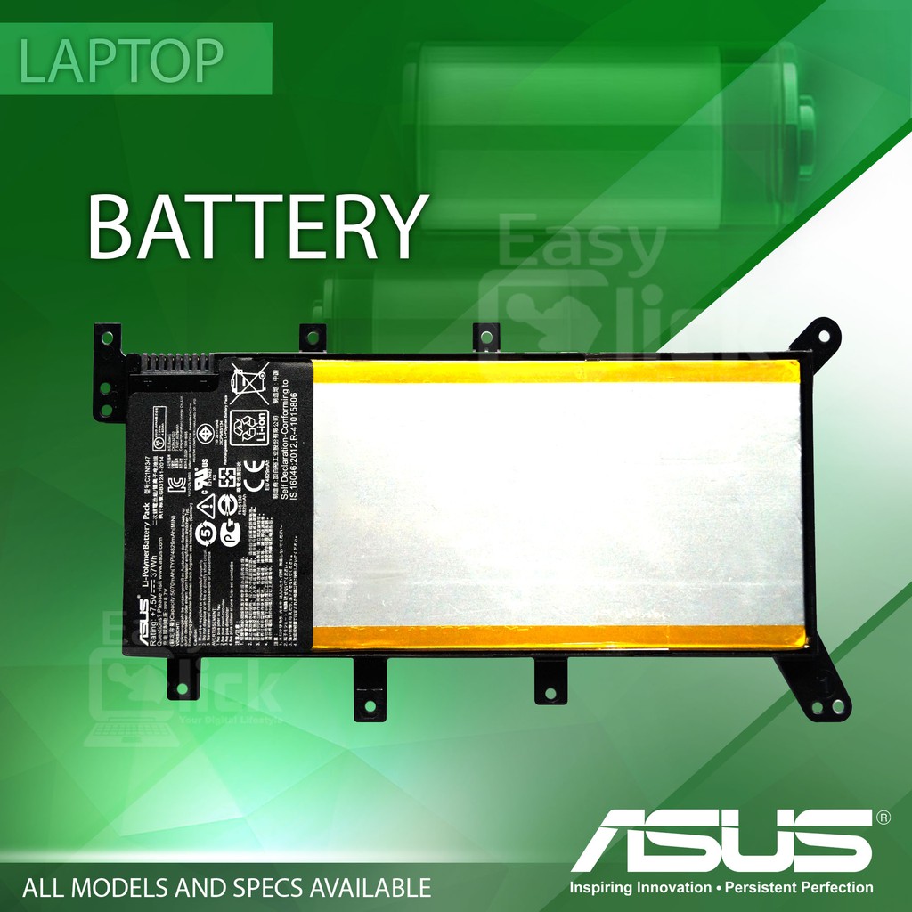 Asus Laptop notebook battery model for X555, X555L, X555LA | Shopee ...