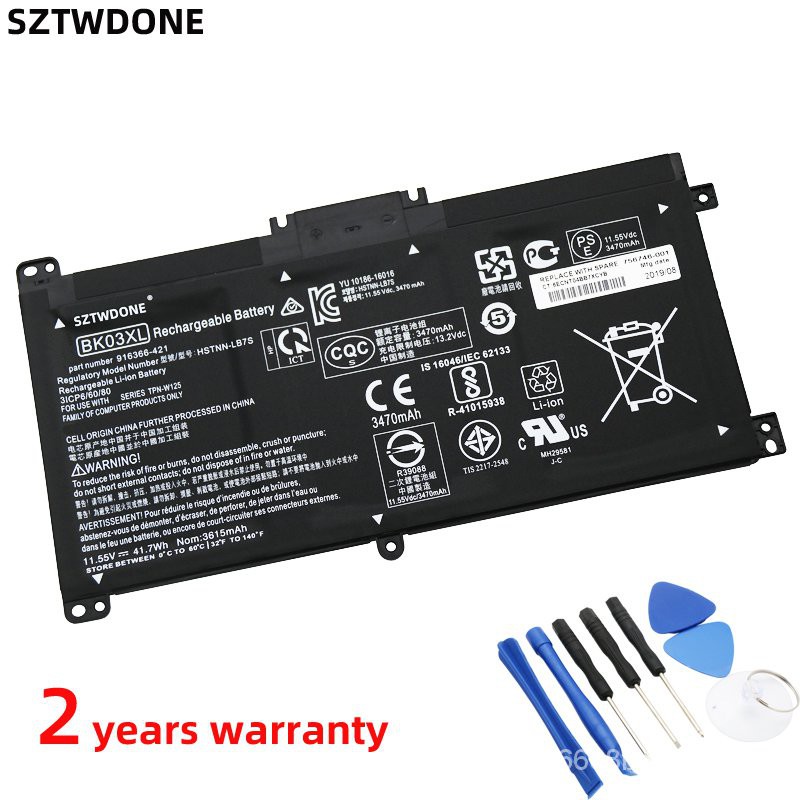 BK03XL Laptop battery For HP Pavilion X360 14-BA series 14-BA001NS 14 ...