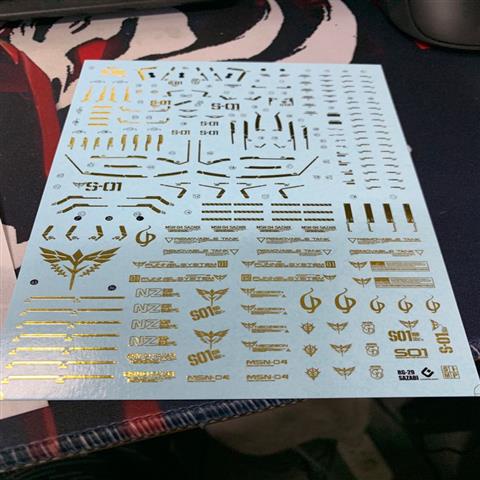EVO Decals For RG 1/144 SAZABI | Shopee Philippines