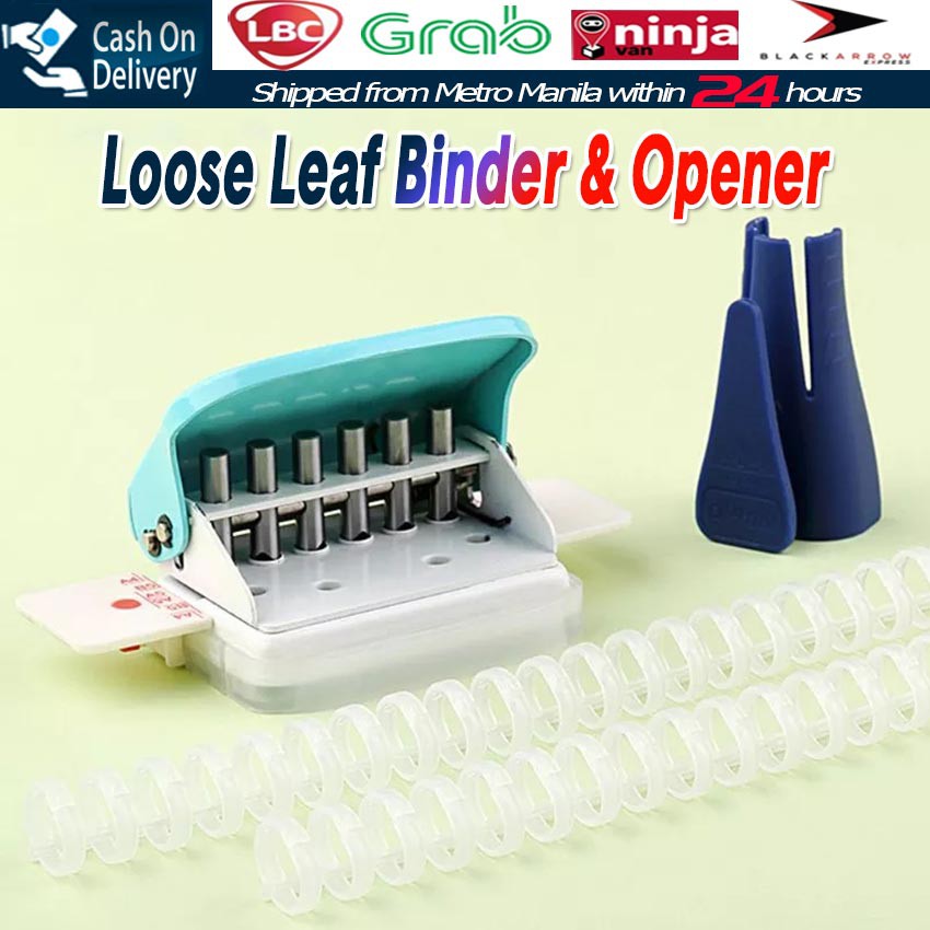 Portable Loose Leaf Binder Ring Opener Closer for Binding Notebook ...