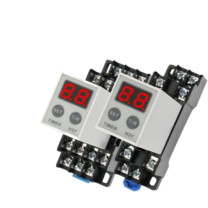 H3Y-2/4 power-on delay time relay electronic digital display 220V small ...