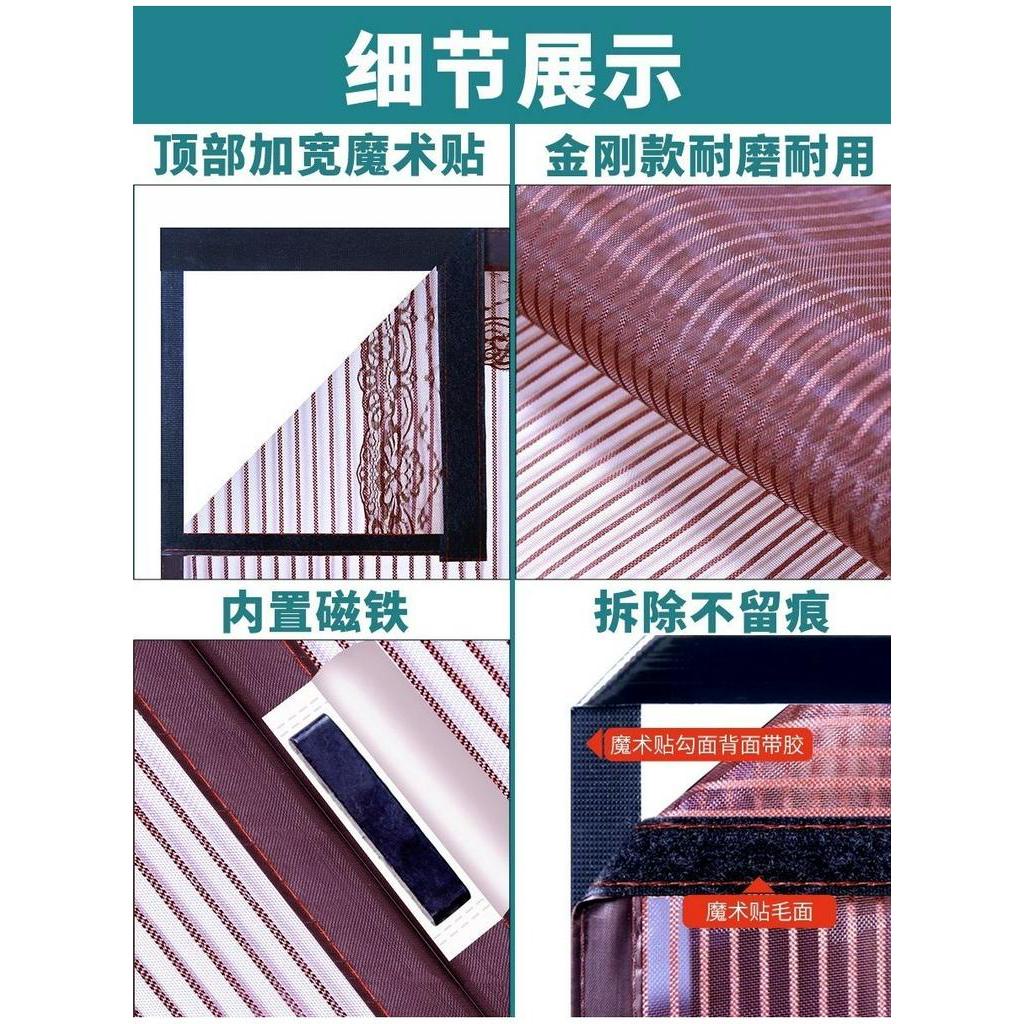 Door Window Insect-Proof Mesh Mosquito-Proof Magnetic Gauze Diamond ...