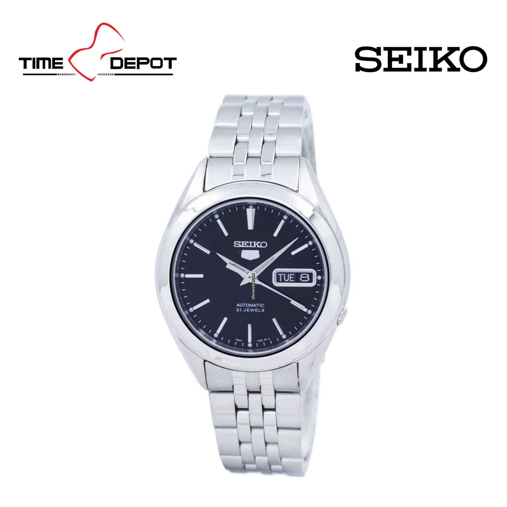 Seiko 5 SNKL23K1 Automatic Silver Stainless Steel Strap Watch For Men ...