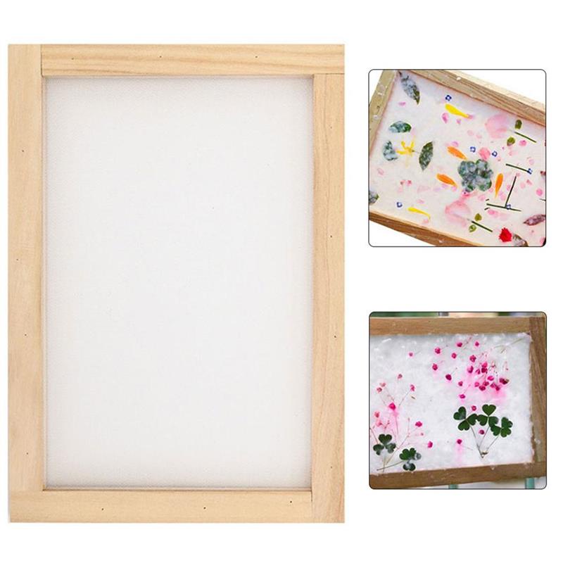 DIY Screen Frame Ancient Mould Screen Frame Paper Making Screen Crafts ...