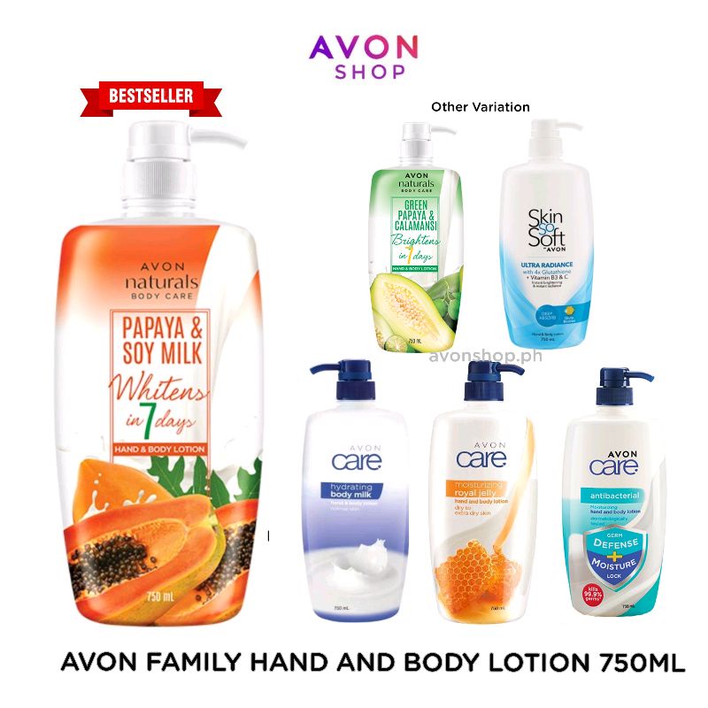 Avon Care And Natural Lotion Jumbo | Shopee Philippines