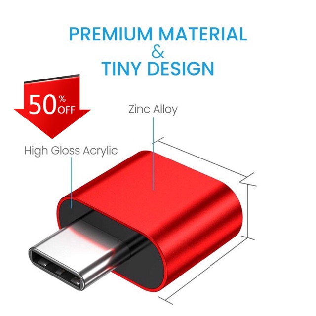 CLE USB To Type C OTG Adapter USB To Type C OTG Converter PH | Shopee ...