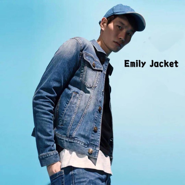 Men's Denim Jacket #Maong Jacket 2207 | Shopee Philippines