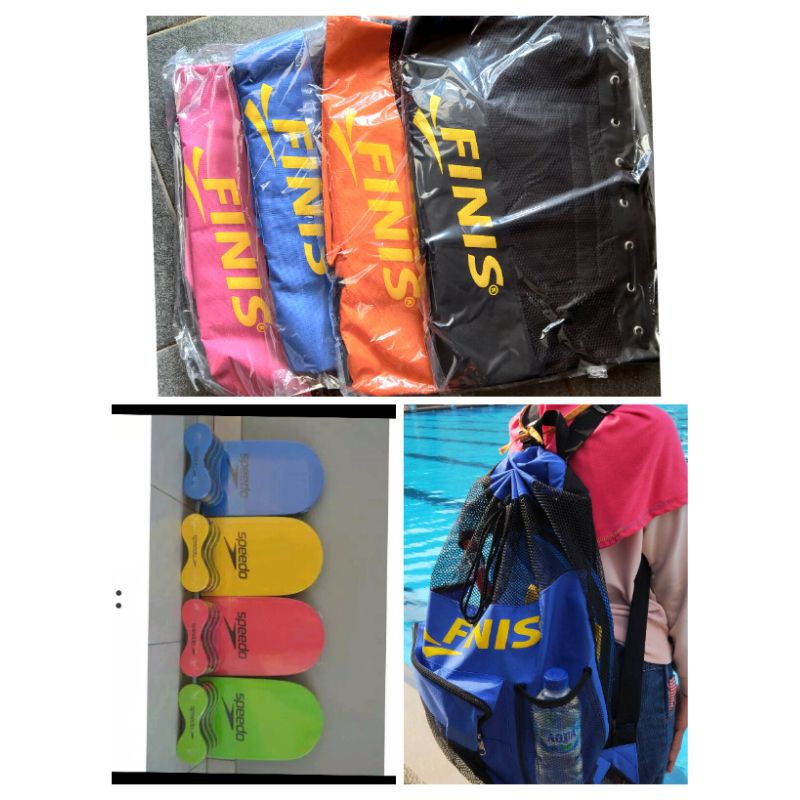Speedo Slide Board And pull buoy Swimming Bag Package | Shopee Philippines