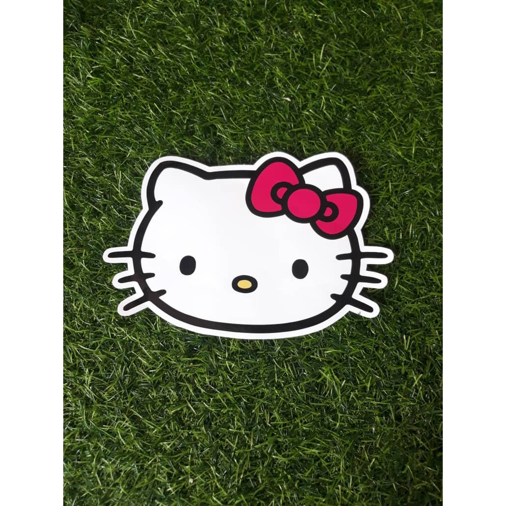 sticker hello kitty sticker kereta car sticker hello kitty | Shopee ...