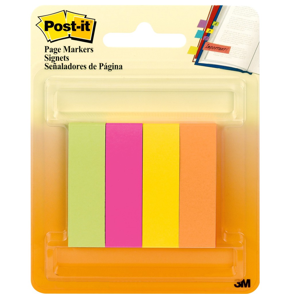 Post-it Tabs & Flags Combo, Flags, Page Markers Pack • Assorted Colors ...