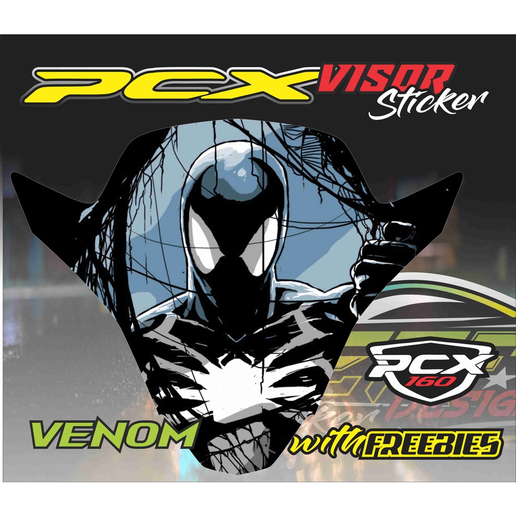 HONDA PCX 160 VISOR STICKER | Shopee Philippines