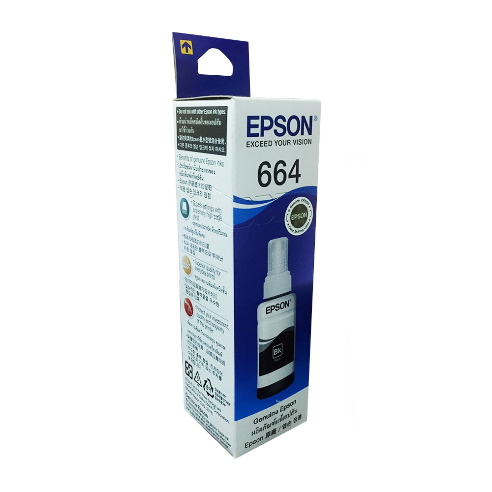 Epson T6641 Original Ink Bottle 70ml (Black) | Shopee Philippines