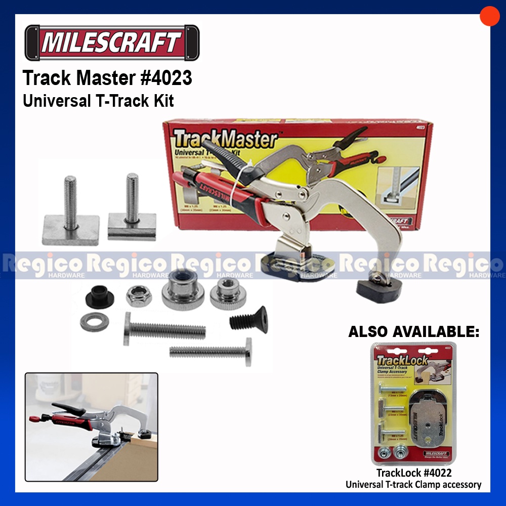 Milescraft Track Master Universal T-Track Kit Regico Hardware | Shopee ...