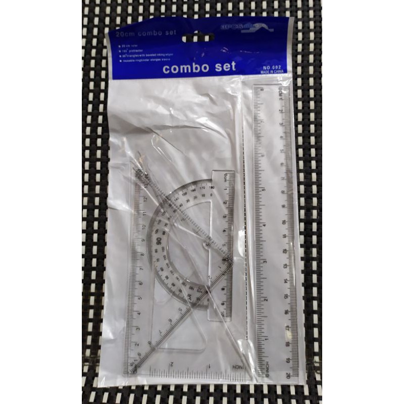 20CM RULER COMBO SET 4pcs/Set | Shopee Philippines