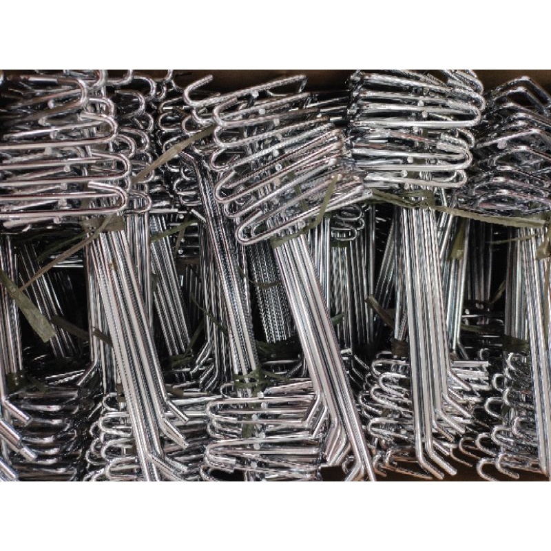 Display hook 10pcs per pack 6inches to 8inch long metal chrome 10pcs | Shopee Philippines