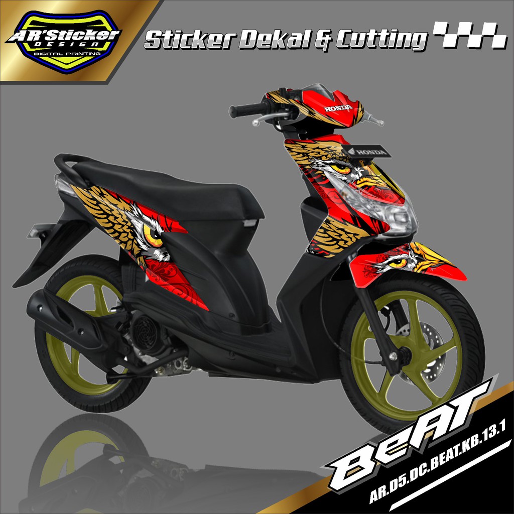 Decal sticker Beat Carburetor Full Body, sticker Dekal Beat Carburetor ...