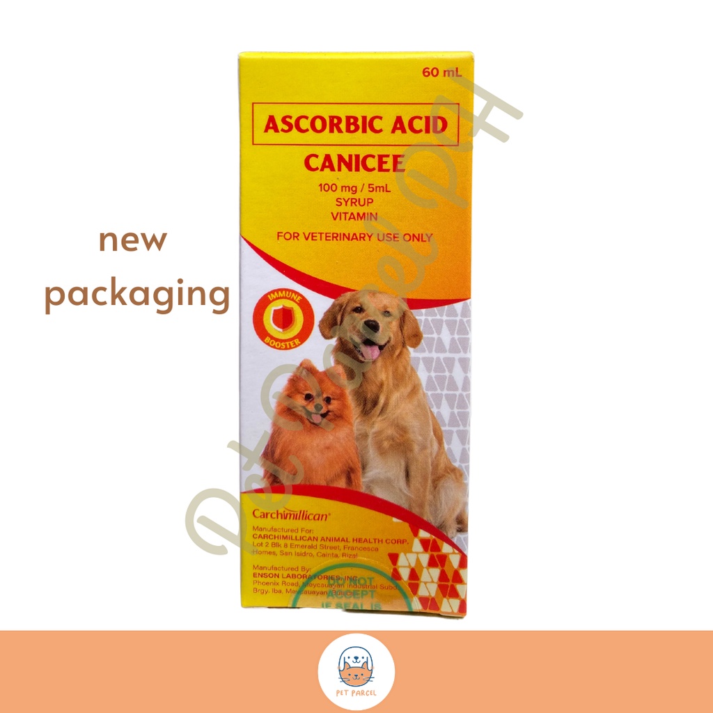 Canicee Vitamin C Immune Booster Syrup for Dogs 60ml | Shopee Philippines