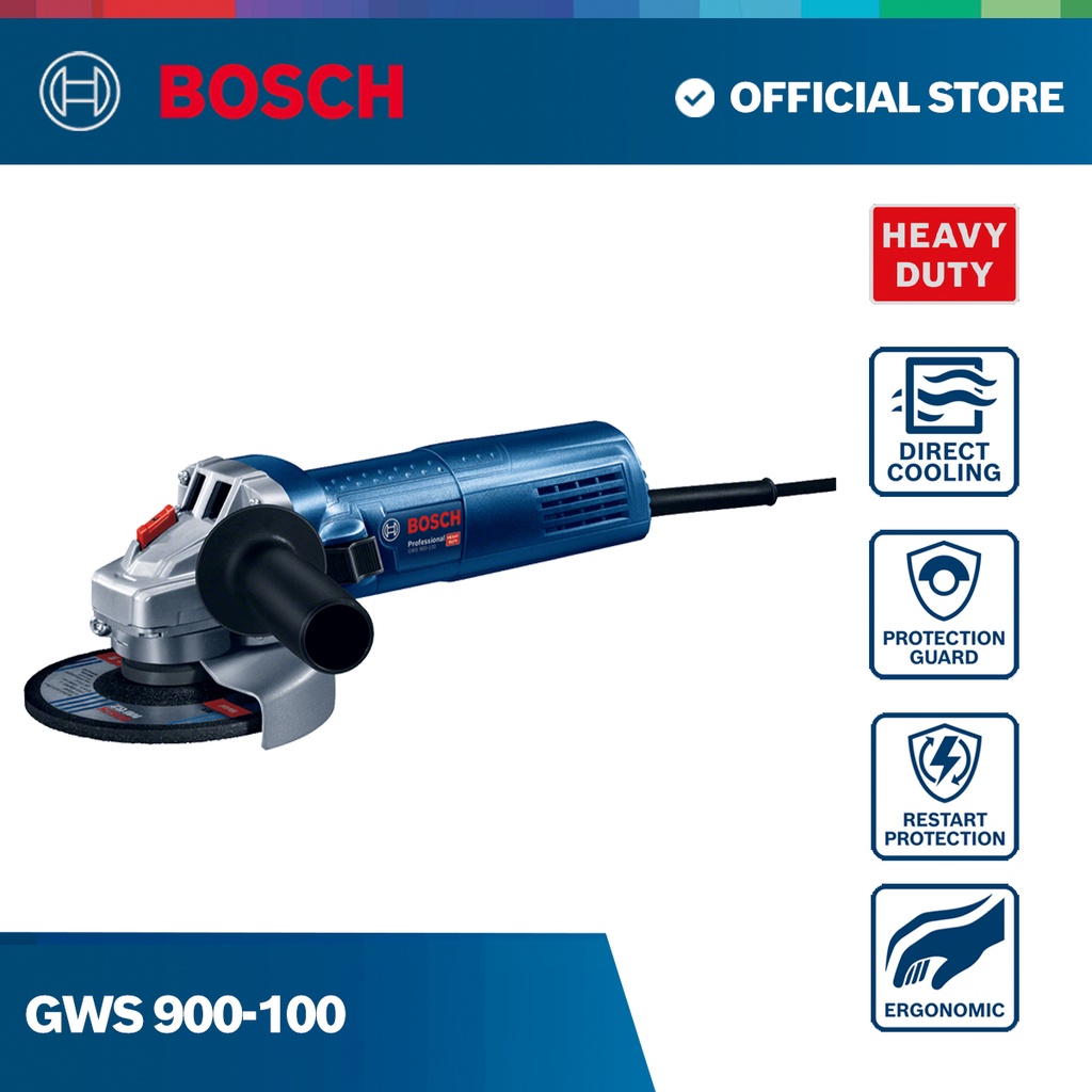 Bosch GWS 900-100 Professional Angle Grinder | Shopee Philippines