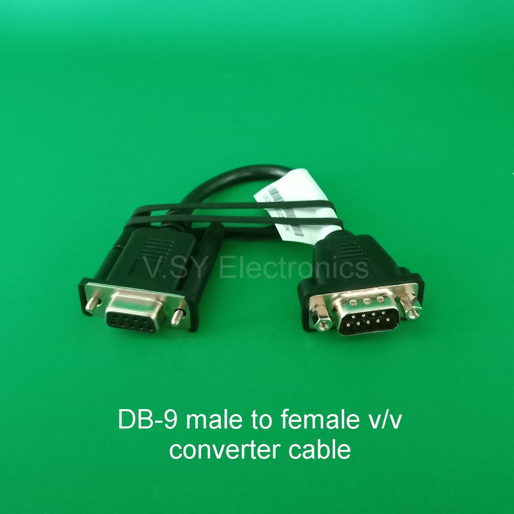 DB9 Serial Male to female Cable vice versa converter cable db9 by ...