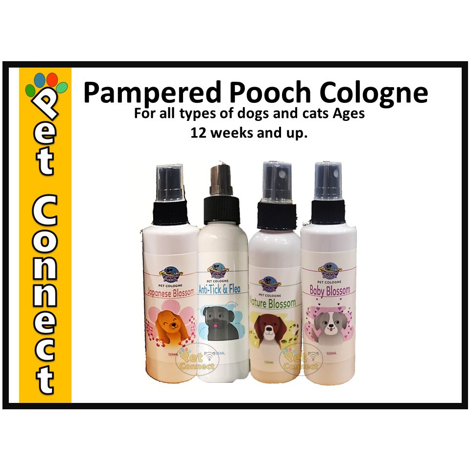 Pampered Pooch Cologne 125mL for all types of Dogs and Cats | Shopee ...